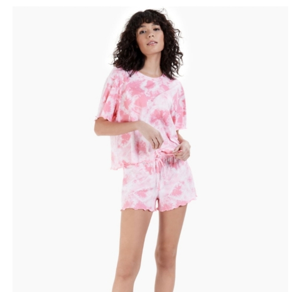 Jenni | Intimates & Sleepwear | Nwt Jenni Pink Tie Dye Sleep Set Small ...